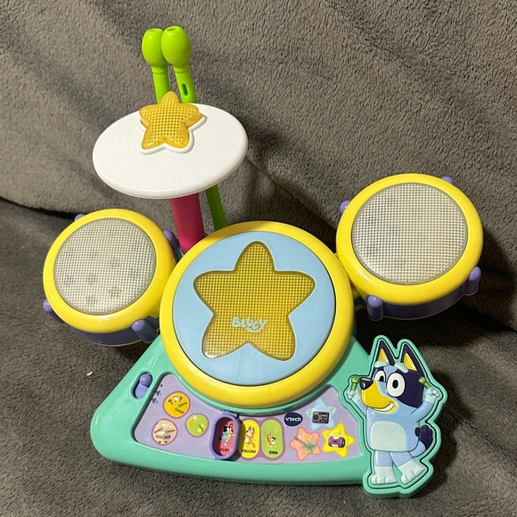 vtech | Toys | Vtech Bluey Drum Set | Poshmark